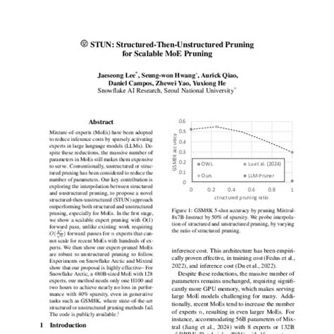 Stun Structured Then Unstructured Pruning For Scalable Moe Pruning