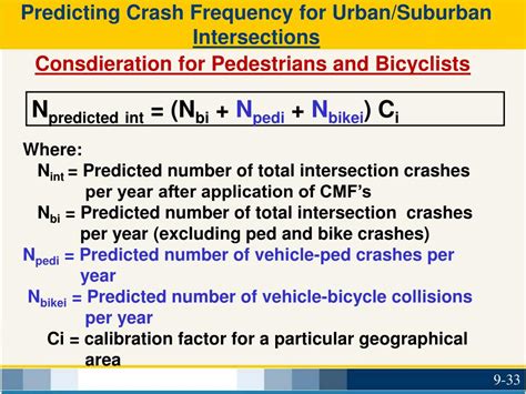 Ppt Hsm Applications To Suburban Urban Multilane Intersections Powerpoint Presentation Id