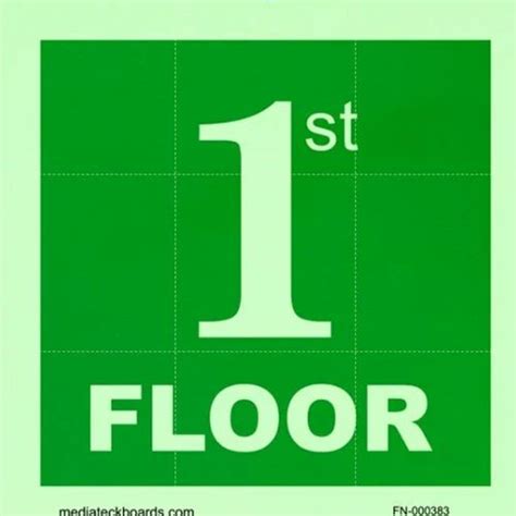 Square Pvc Floor Indicator Signage For Hospital 8l X 8w Inch In Hyderabad