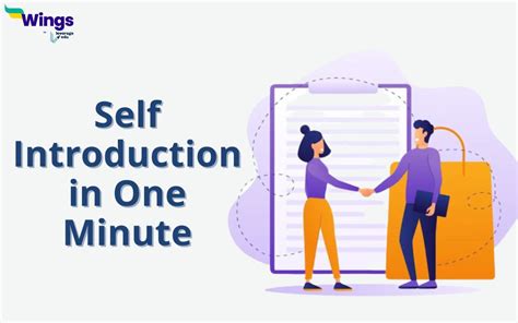 Self Introduction In One Minute Leverage Edu
