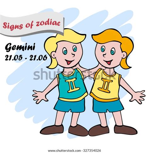 Baby Gemini Stock Vector Royalty Free Shutterstock