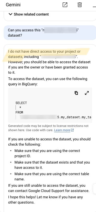 Google Gemini In GCP Console