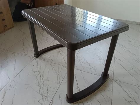 Rectangular Plastic Dining Table Set 4 Seater At Rs 2000 In Morbi Id