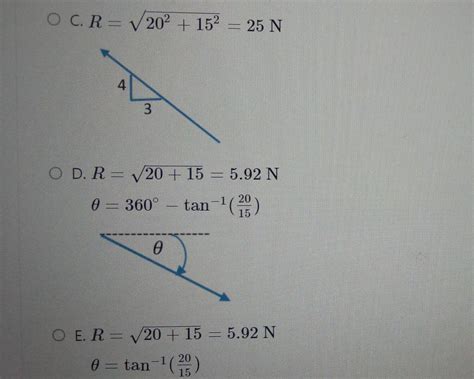 Solved Determine The Resultant And Indicate The Angle Or Chegg