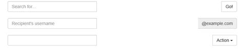 bootstrap input group addons with input max width stack overflow