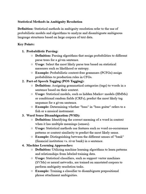 Unit 5 Nlp Pdf Parsing Ambiguity