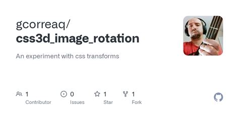 Github Gcorreaqcss3dimagerotation An Experiment With Css Transforms
