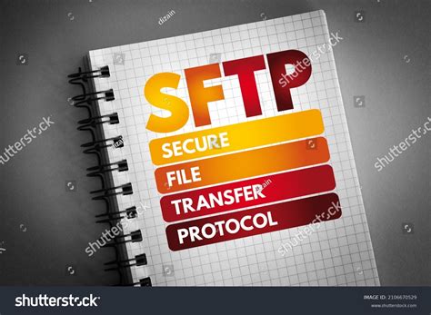 Sftp Secure File Transfer Protocol Network Stock Photo Shutterstock