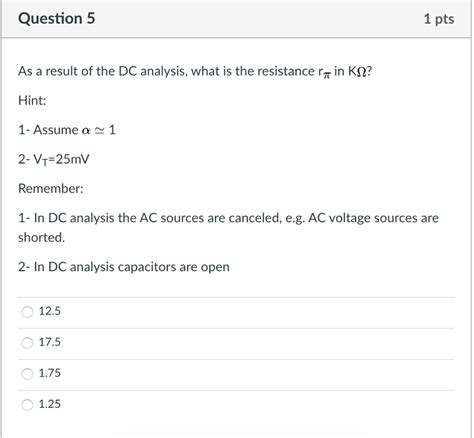 Solved For The Bjt Transistor Circuit Shown Below B 100