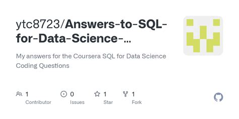 GitHub Ytc8723 Answers To SQL For Data Science Coursera My Answers For The Coursera SQL For