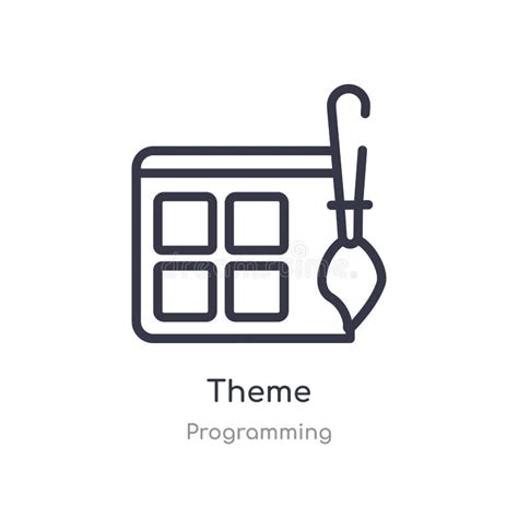 Theme Isolated Icon Simple Element Illustration From Programming