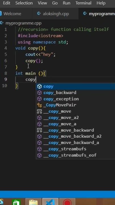 day 20 100 learning c with me recursion topic what is recursion