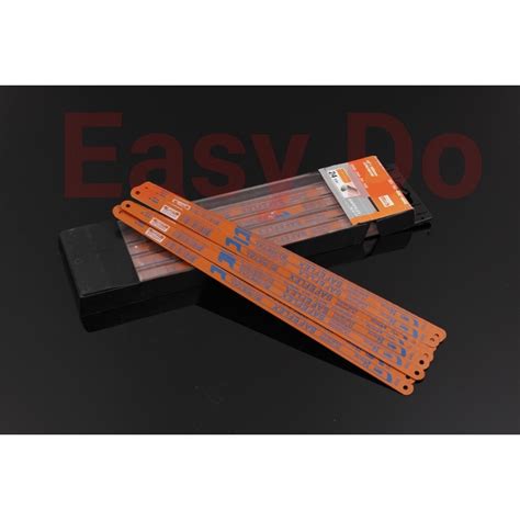 12 300mm 18 Tpi 24 Tpi Bi Metal Hand Hacksaw Blade 18 Teeth 24 Teeth Shopee Malaysia