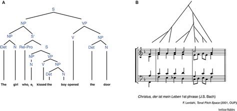 Similarities In Hierarchical Structures Between Language And Music A