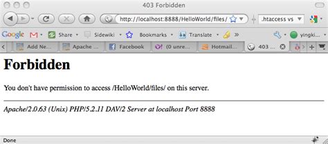 Apache Disable Directory Listing Eureka