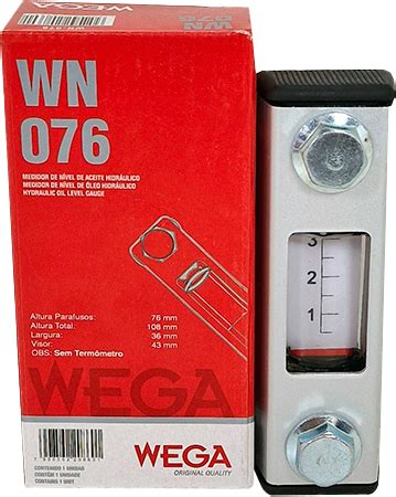 Hydraulic Tank Level Sight Glass Wega Motors