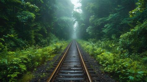 rails lay the path forward realistic premium ai generated image