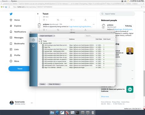 falkon browser history cleanup · issue 331 · hellosystem iso · github