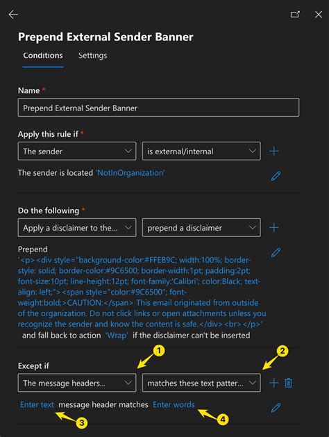 How To Add A Microsoft Exchange Mail Flow Rule Exception Workshop