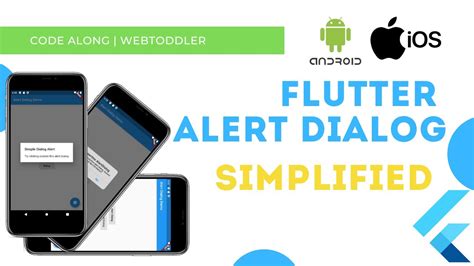 Flutter Alert Dialog Code Along Step By Step Youtube