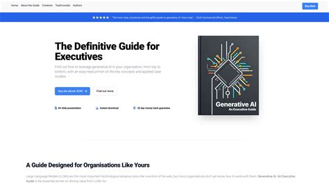 Generative Ai An Executive Guide Startup Ideas Ai
