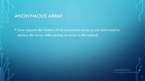 65 دورة أساسيات جافا Anonymous Array Youtube