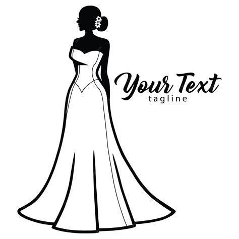 Premium Vector Bridal Wear Boutique Logo Wedding Gown Sexy Dress