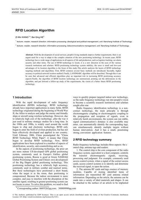 pdf rfid location algorithm