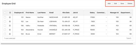 Oracle Apex Interactive Grid Create Custom Add Edit Save And Delete