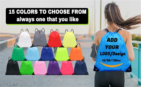 Amofacio Custom Drawstring Backpack 1050100200 Pcs