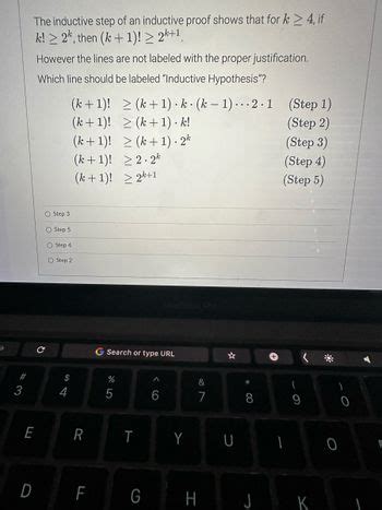 Answered The Inductive Step Of An Inductive Proof Shows That For K If K K Then K