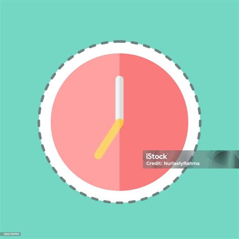 스티커 라인 컷 타임랩스 사진 편집 기호에 적합합니다 편집 가능한 간단한 디자인 디자인 템플릿 벡터 간단한 기호 그림 0명에 대한 스톡 벡터 아트 및 기타 이미지 Istock