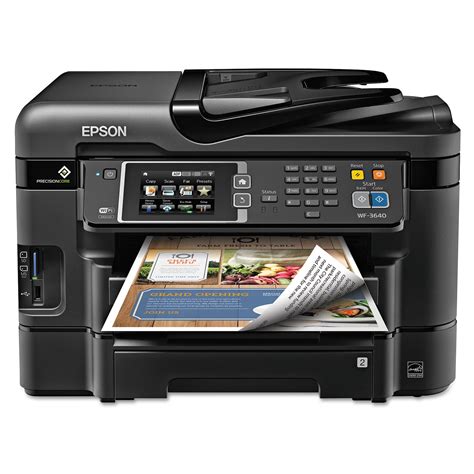 Epson Workforce Wf 3640 All In One Wireless Color Printercopier