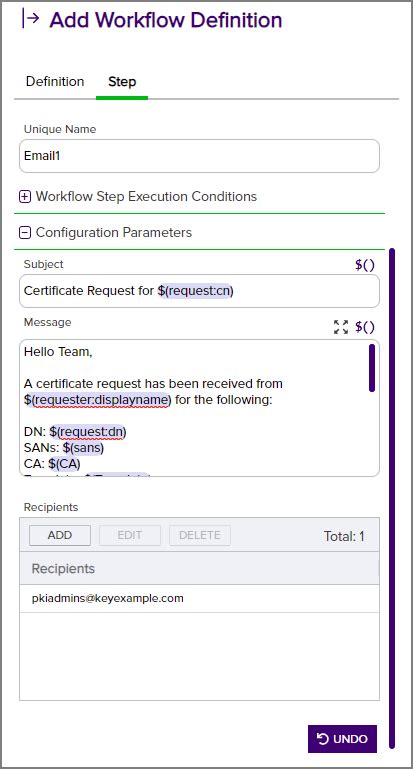 Workflow Definition Operations