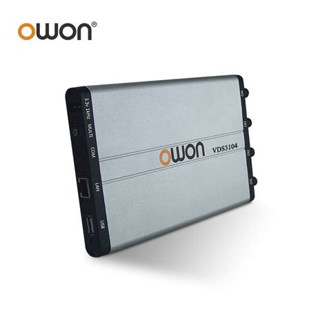 【owonvds】利利普owon虚拟示波器vds3104l四通道100m带宽1g采样率 深存储usb连接带lan网口 支持二次开发scpi通信
