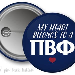 Piphi Pi Beta Phi Babefriend Single Or Bulk Pinback Etsy