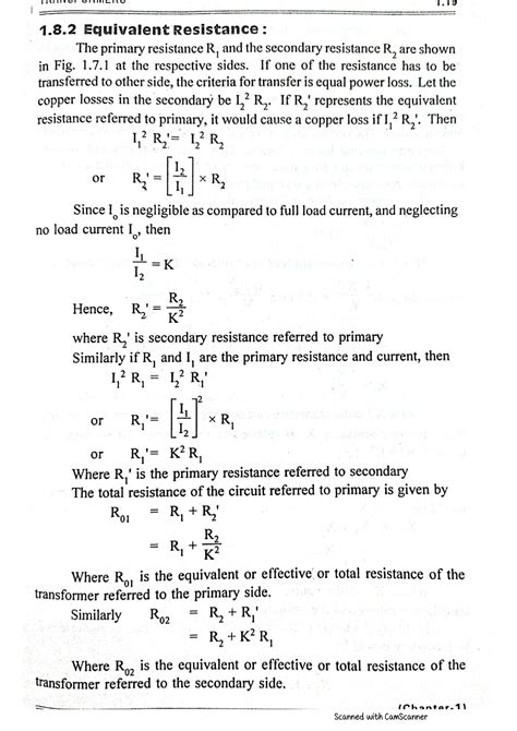 Solution Electrical Technology Equivalent Resistance Reactance And