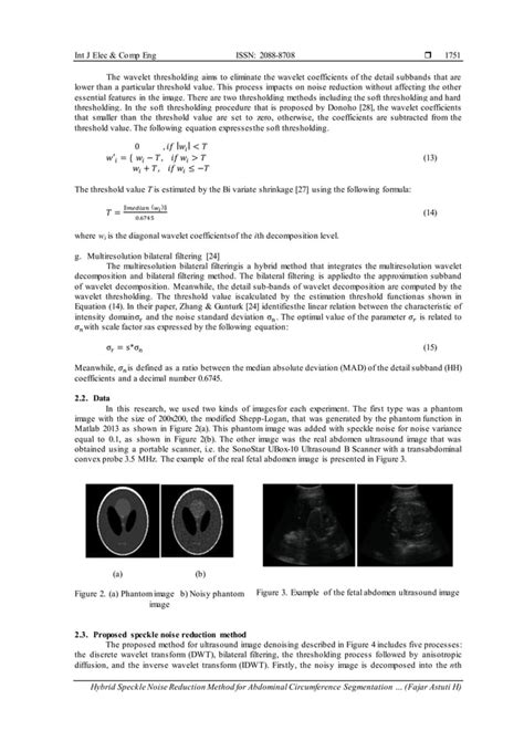 hybrid speckle noise reduction method for abdominal circumference segmentation of fetal