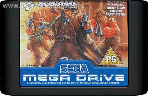 Lethal Enforcers Ii Gun Fighters Sega Genesis Artwork Cartridge