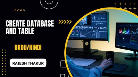 Sql Tutorial 03 How Create Database And Table With Sql Command
