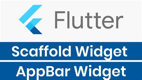 Scaffolding A Material App Scaffold Widget And Appbar Widget Flutter