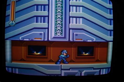 Mega Man And Bass Snes Via Wii Composite Tv Is A Sharp 19r M100 R