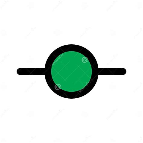 Git Commit Icon Line Isolated On White Background Black Flat Thin Icon On Modern Outline Style