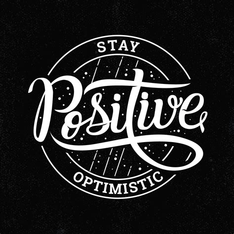 Stay Optimistic Typography 203148 Vector Art At Vecteezy