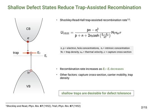 Key Structural And Chemical Features Of Defect Tolerant Semiconductors