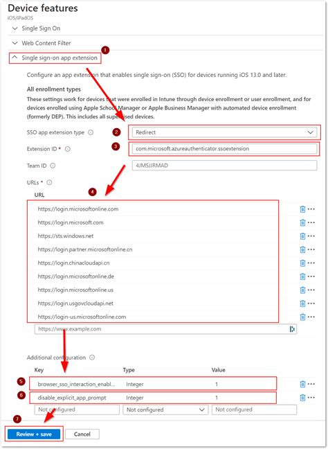 Enable Microsoft Enterprise Sso Plug In For Apple Devices Through Intune