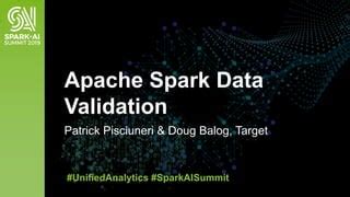 Apache Spark Data Validation PDF Databases Computer Software And Applications