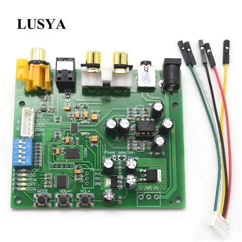 Lusya Es9038q2m I2s Iis Dsd Dop Coaxial Fiber Spdif Digital Audio Dac