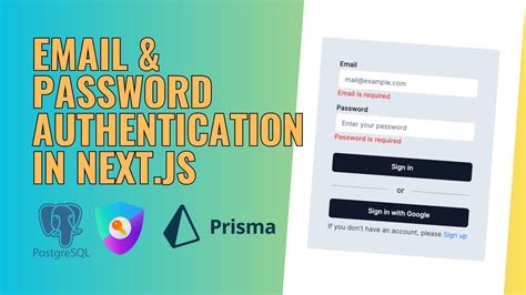 Build A Complete Sign Up And Sign In With Nextjs Nextauth Postgresql