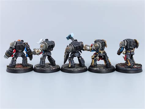 Deathwatch Terminator Squad Painted Miniatures Ready To Play